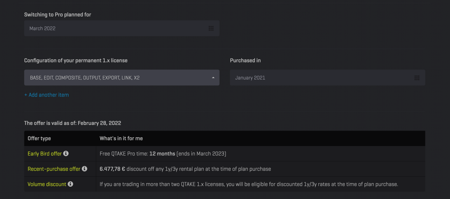 QTAKE Pro FAQs for permanent license owners • QTAKE