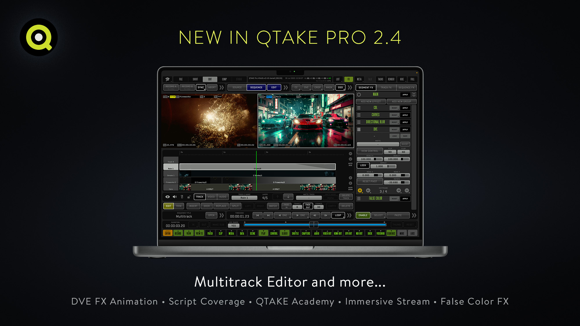 QTAKE Pro 2.4 is now available • QTAKE